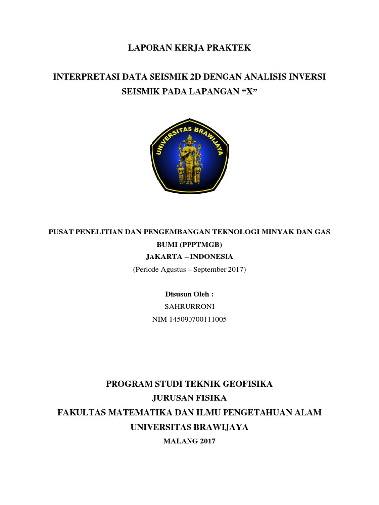 Interpretasi Data Seismik 2D Dengan Analisa Inversi Seismik | PDF