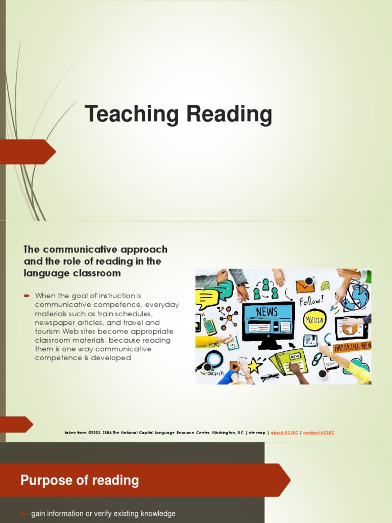 Teaching Reading | PDF | Reading Comprehension | Homework