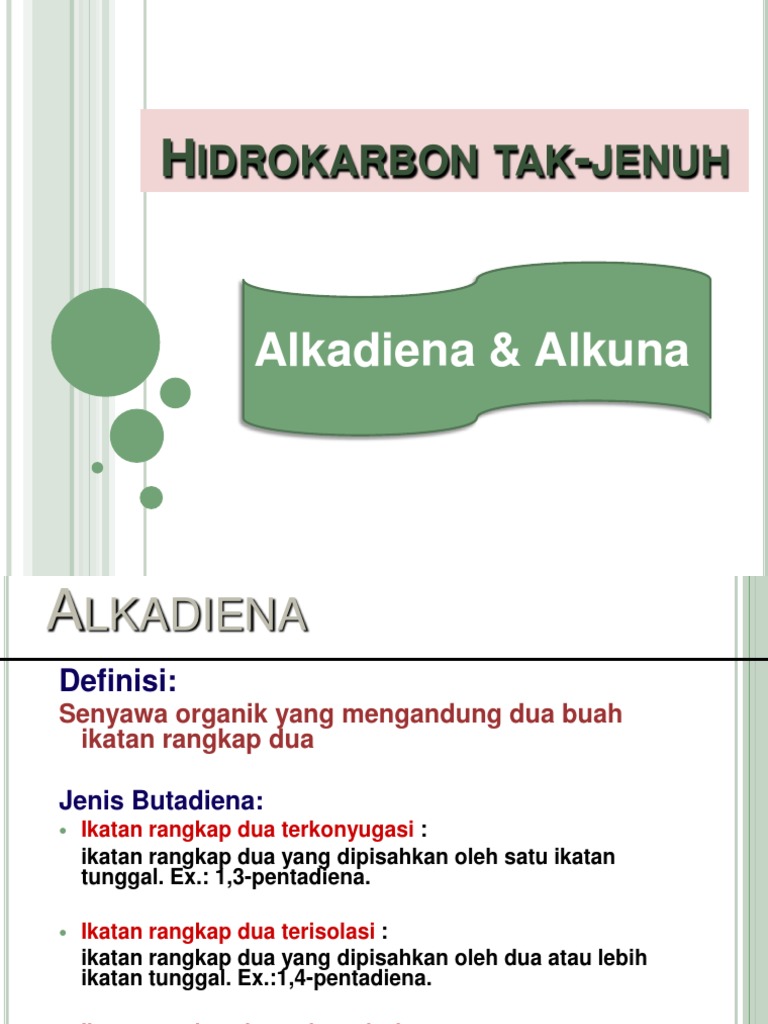 Struktur dan Reaksi Butadiena | PDF