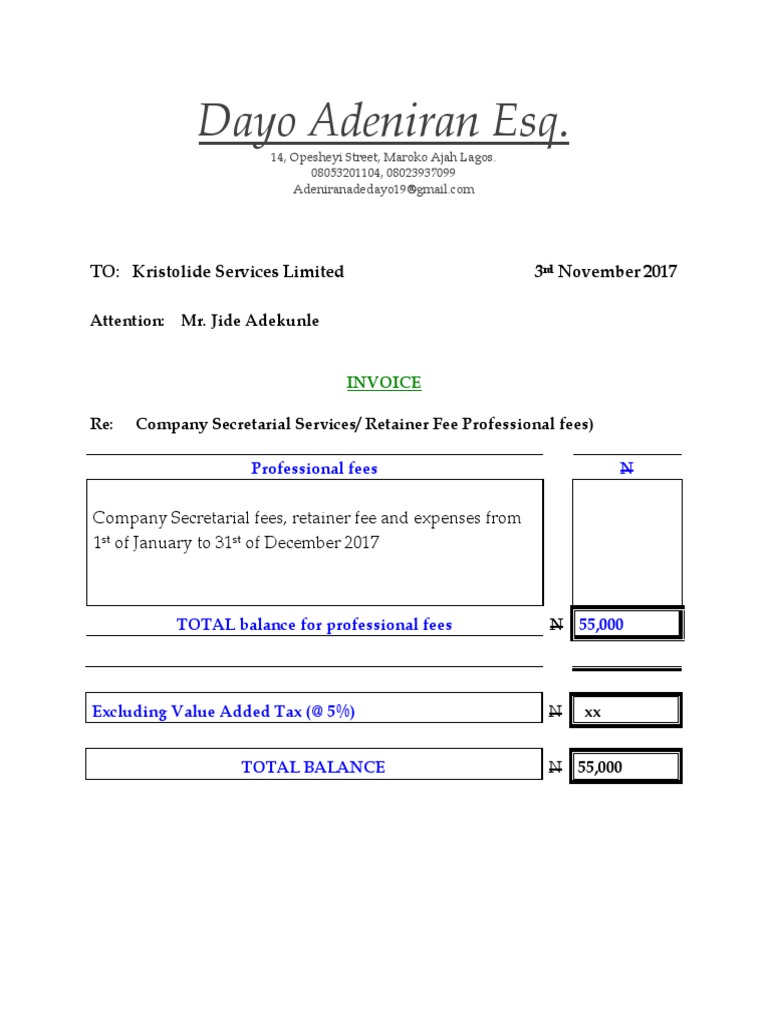 Bill of Charges | PDF