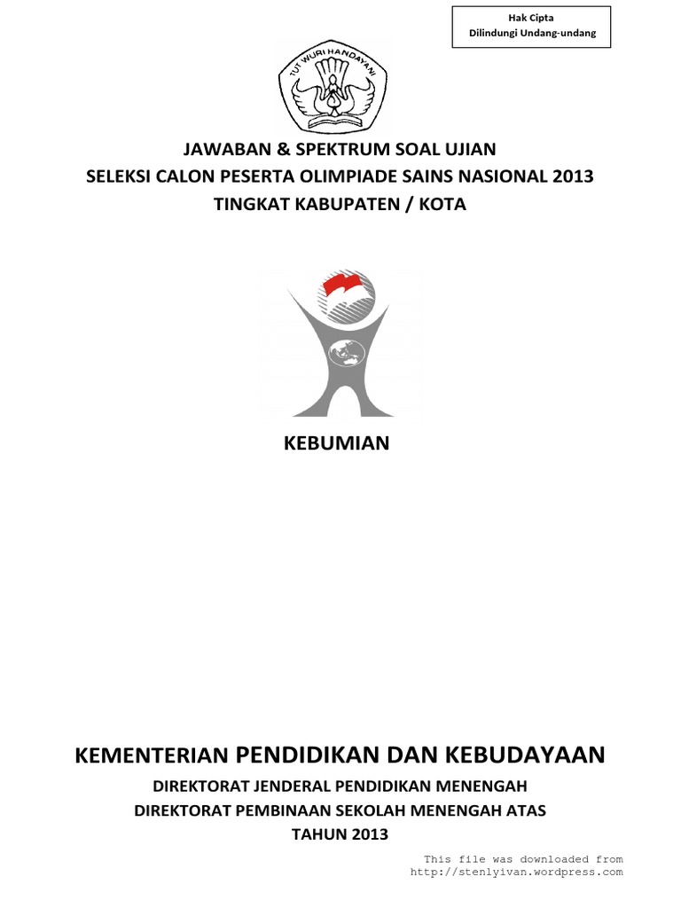 4 Solusi Osk Kebumian 2013 | PDF