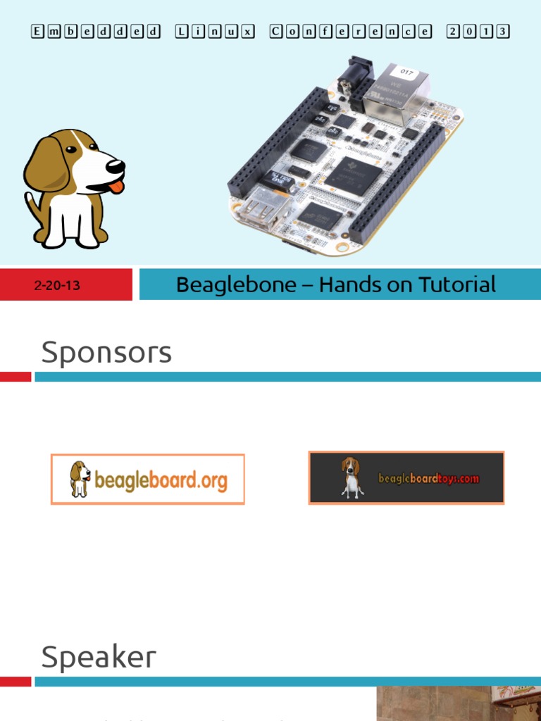 Beaglebone - Hands On Tutorial: Embedded Linux Conference 2013 | PDF | Secure Digital ...