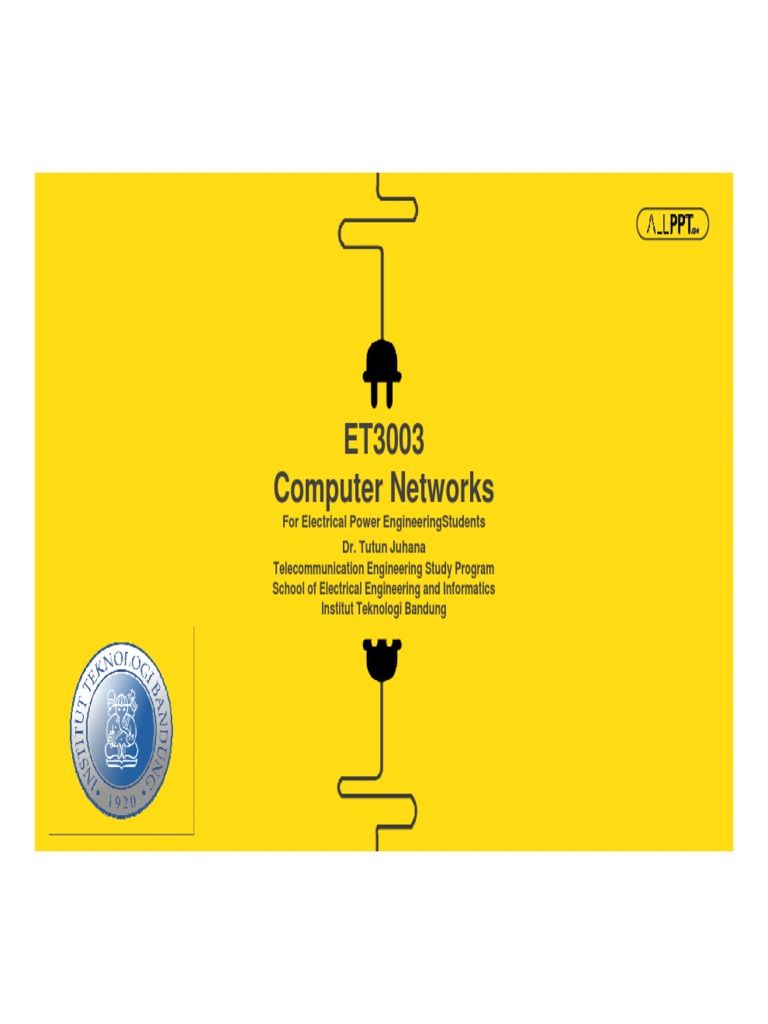 1 ET3003 Introduction | PDF | Communications Protocols | Internet ...