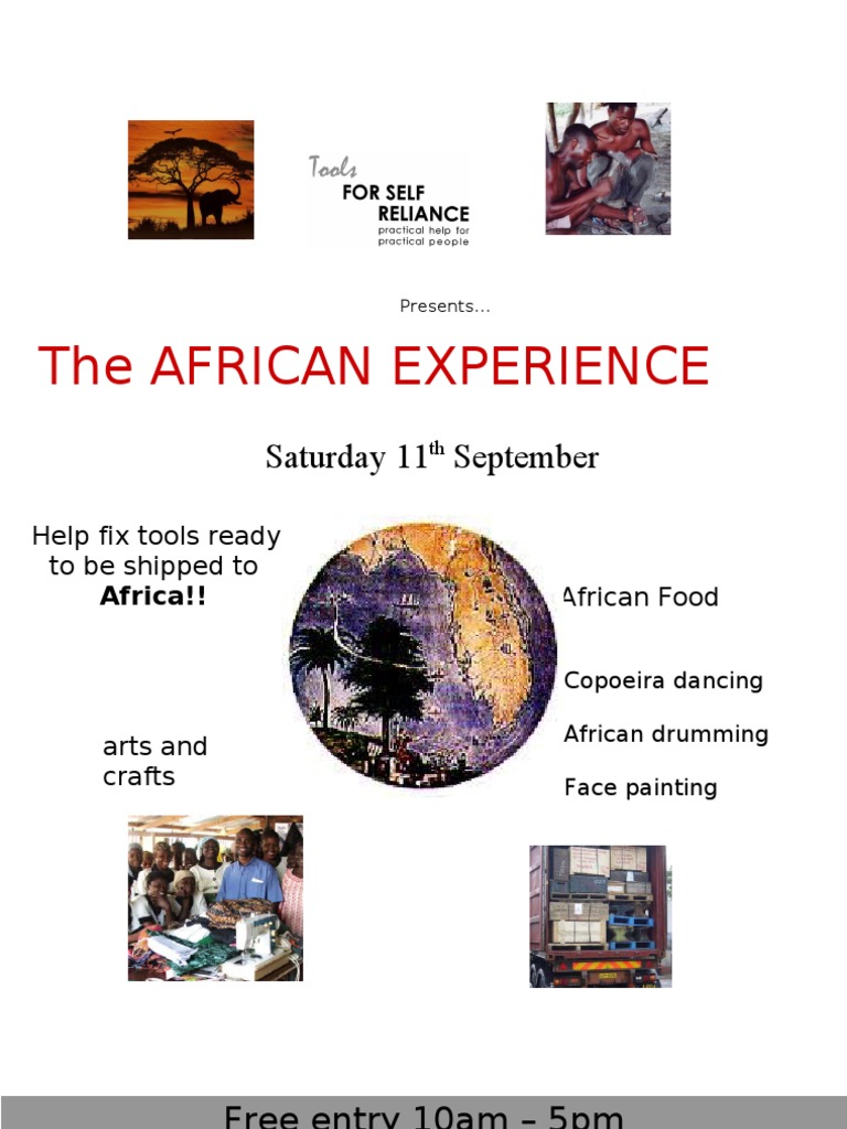 African Experience Event: Arts & Culture | PDF | Art
