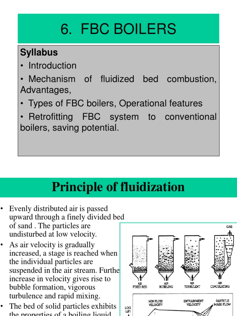 FBC Boiler: Principles and Types | PDF | Fluidization | Boiler