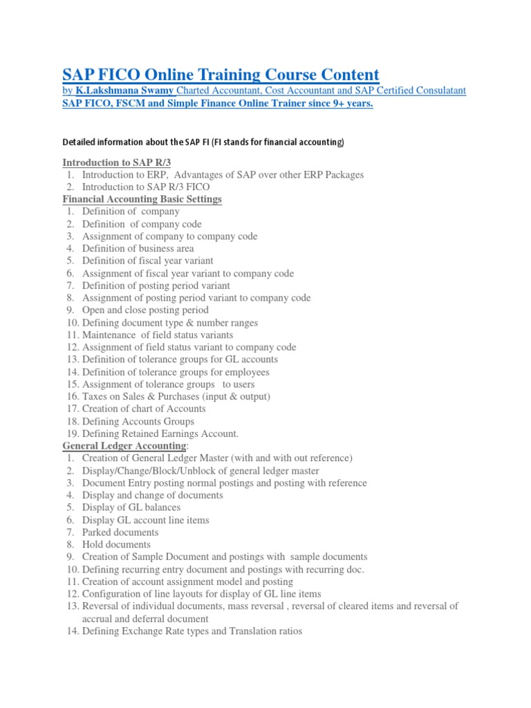 What Is SAP FI Module | PDF | Payments | Cheque