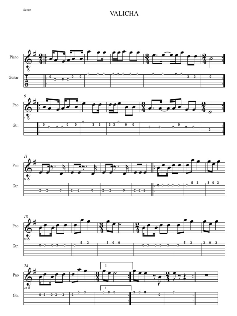 Valicha Guitar | PDF