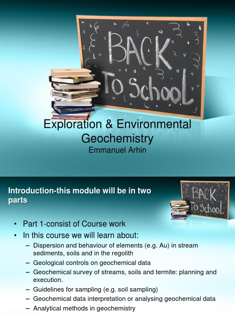 Geochemical Dispersion in Exploration | PDF | Weathering | Geochemistry