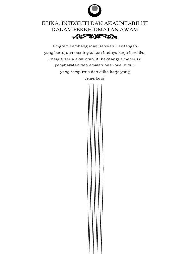 Nota Mengenai Integriti | PDF