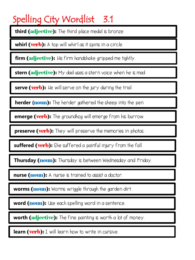Lesson10 3.1spell | PDF