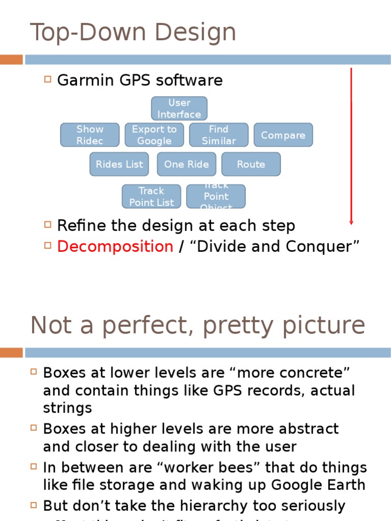 Top-Down Design: Garmin GPS Software | Download Free PDF | Modular ...