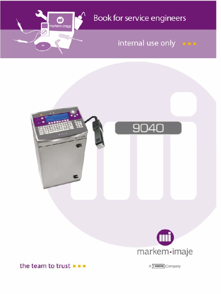 Markem-Imaje 9040 Book For Service Engineers PDF | PDF | Computing | Science