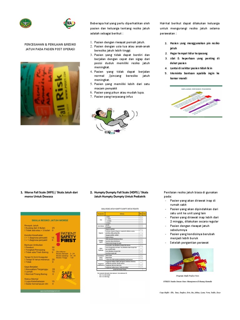 Leaflet Resiko Jatuh' | PDF