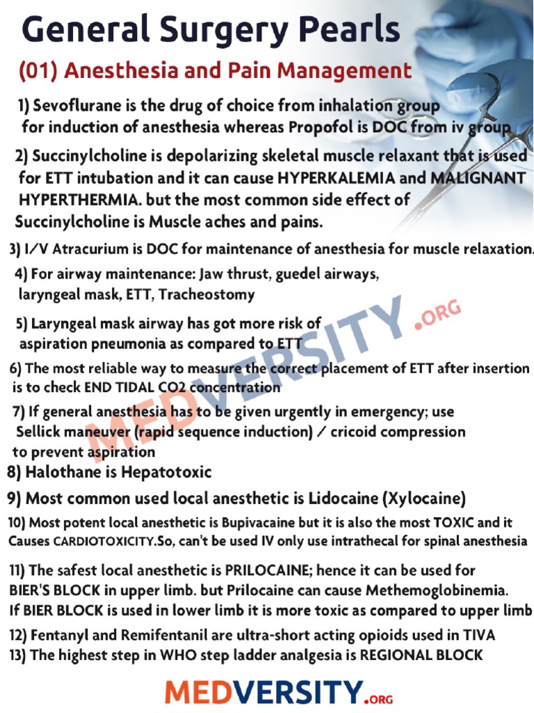 General Surgery Pearls | PDF