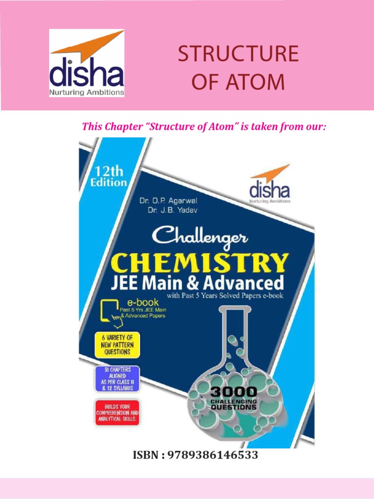Disha Publication Structure-Of-Atom. V526110791 PDF | PDF | Atomic Orbital | Photoelectric Effect