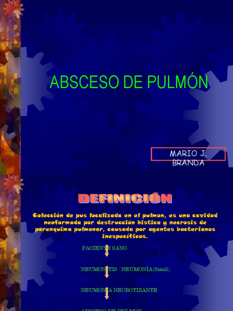 Abcseso de Pulmon | PDF | Neumonía | Ciencias de la Salud