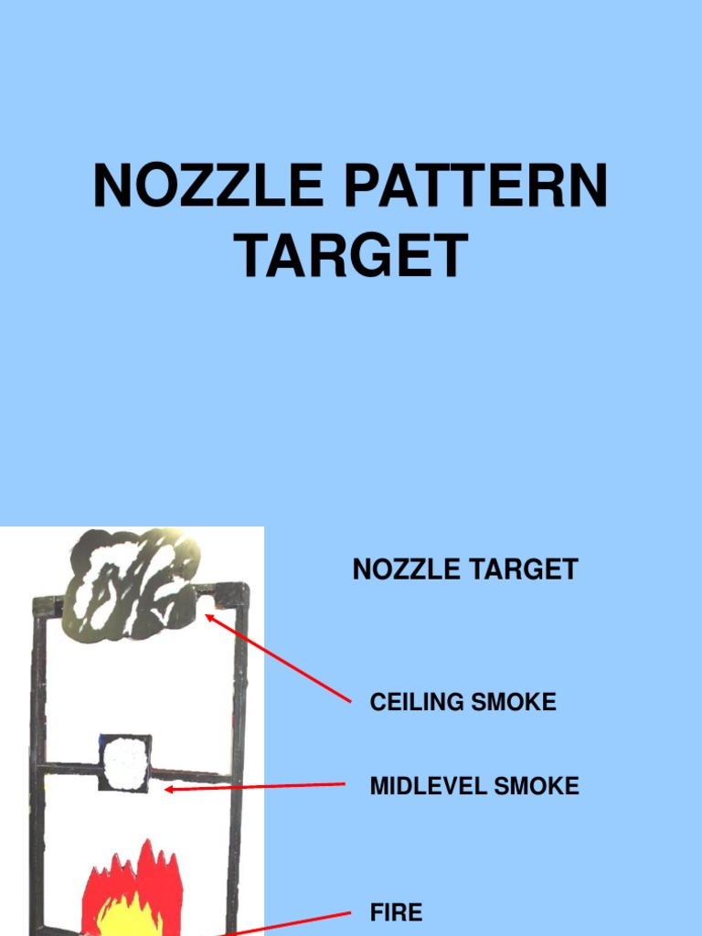 Firefighting Nozzle Pattern Training Guide | PDF
