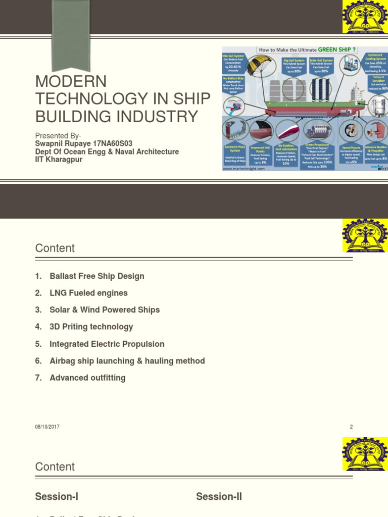 Modern Advances in Shipbuilding Technology | PDF | Marine Propulsion ...