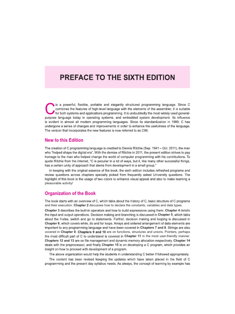Preface To The Sixth Edition PDF | PDF