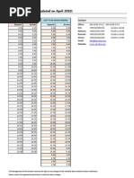 James Bus Line Schedule-Route | PDF | Bus | Bus Transport