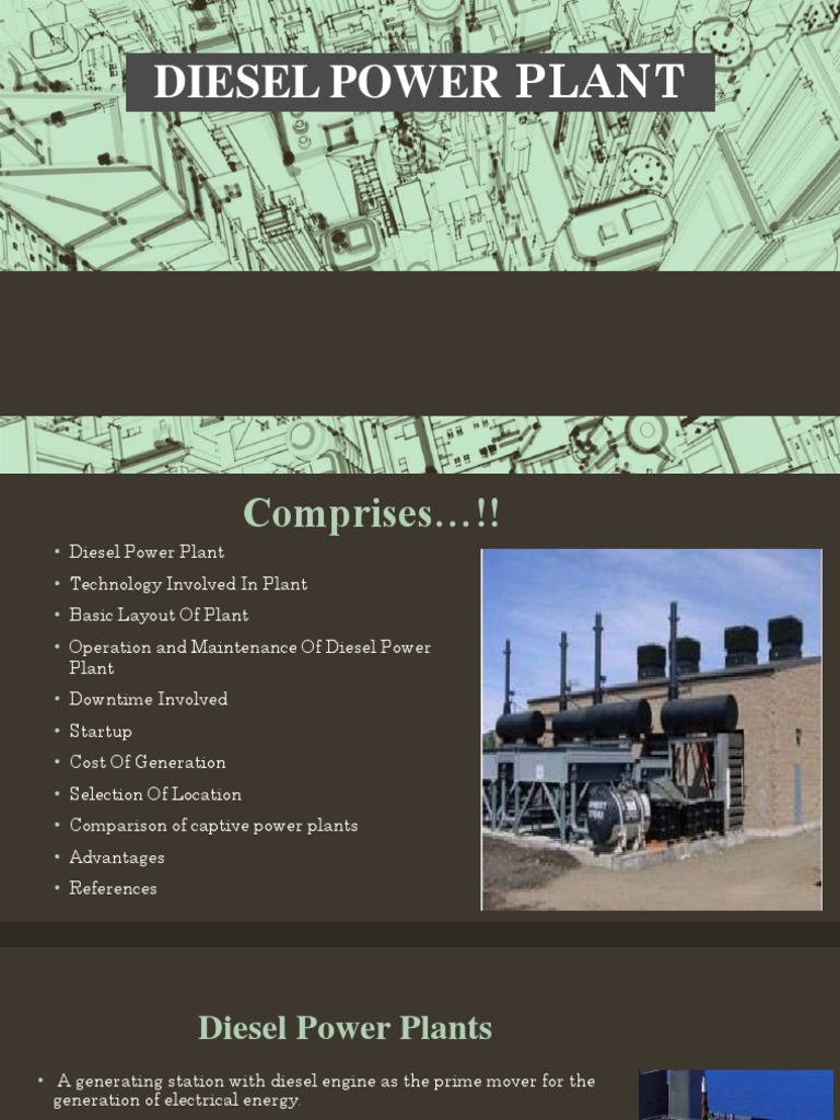 Diesel Power Plant | PDF | Diesel Engine | Engines