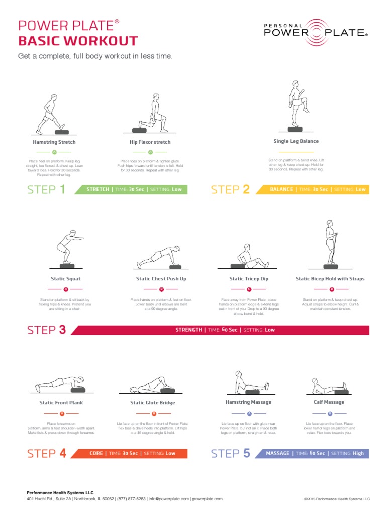 Basic Workout: Power Plate | PDF | Anatomical Terms Of Motion ...