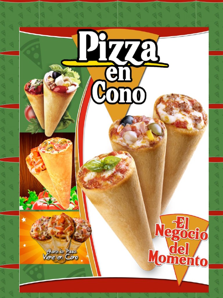 Pizzas en Cono | PDF | Pizza | Tarta de queso