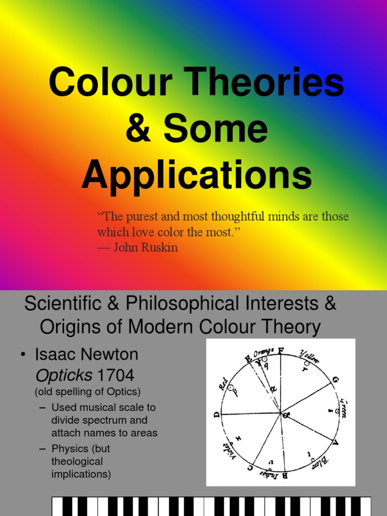 Understanding Colour Theories and Applications | PDF | Hue | Color