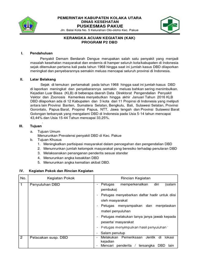 Kak DBD Program p2 | PDF