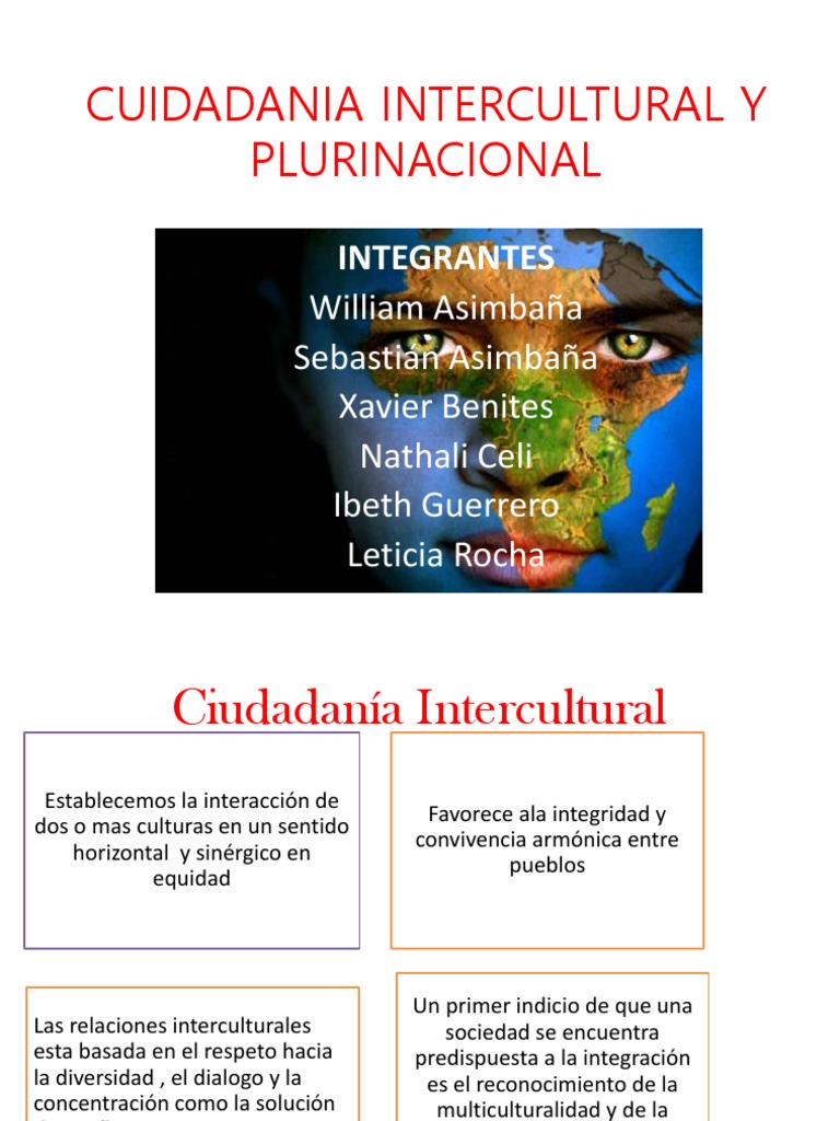 Ciudadanía Intercultural y Plurinacional | PDF | Interculturalidad ...