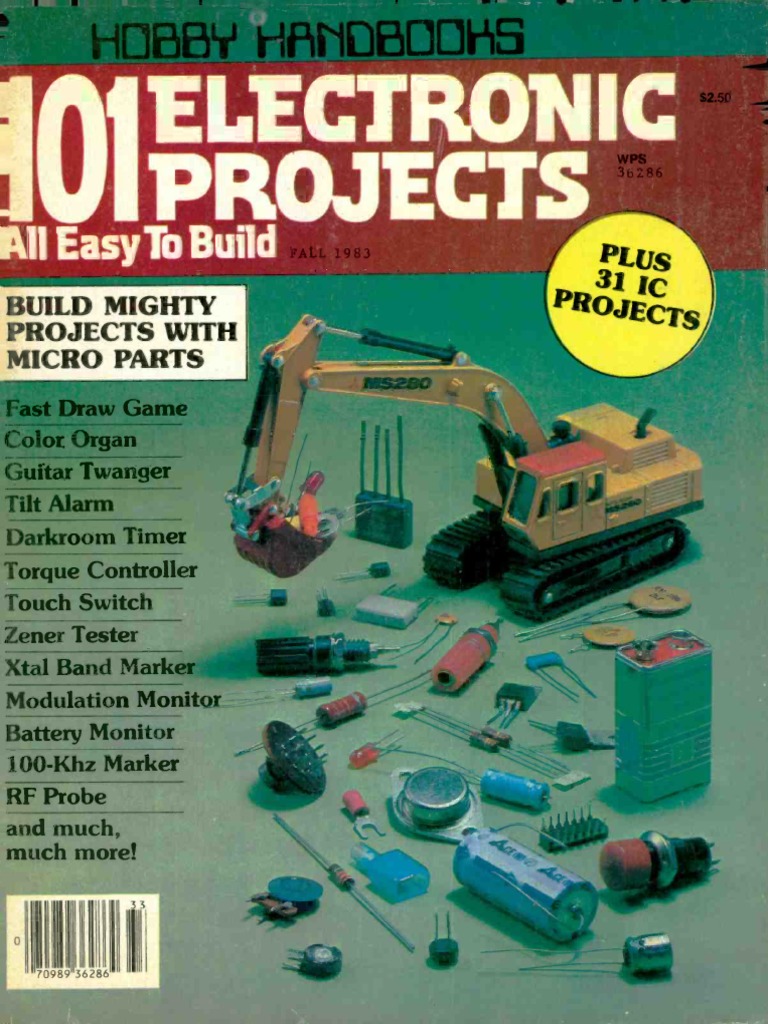 101 Electronics Projects 1983 Fall | PDF | Compact Cassette | Resistor
