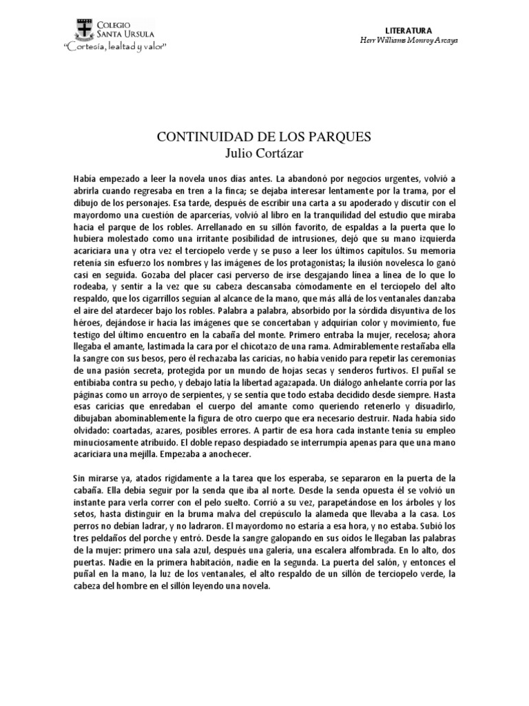 Continuidad de Los Parques | PDF | Ocio