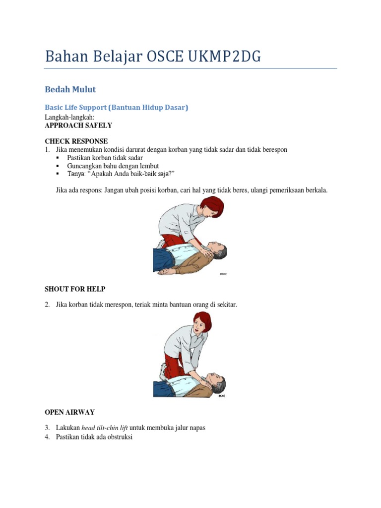 Bahan Belajar OSCE UKMP2DG April 2016 | PDF | Sains & Matematika