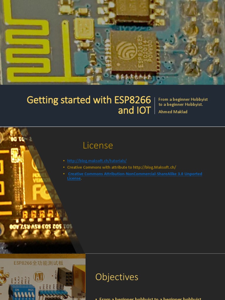 Getting Started in ESP826 As An IOT | PDF | Arduino | Internet Of Things