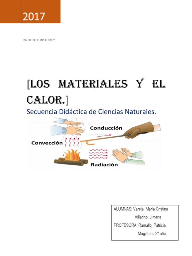 Los Materiales y El Calor Sec-1 | PDF | Celsius | Temperatura