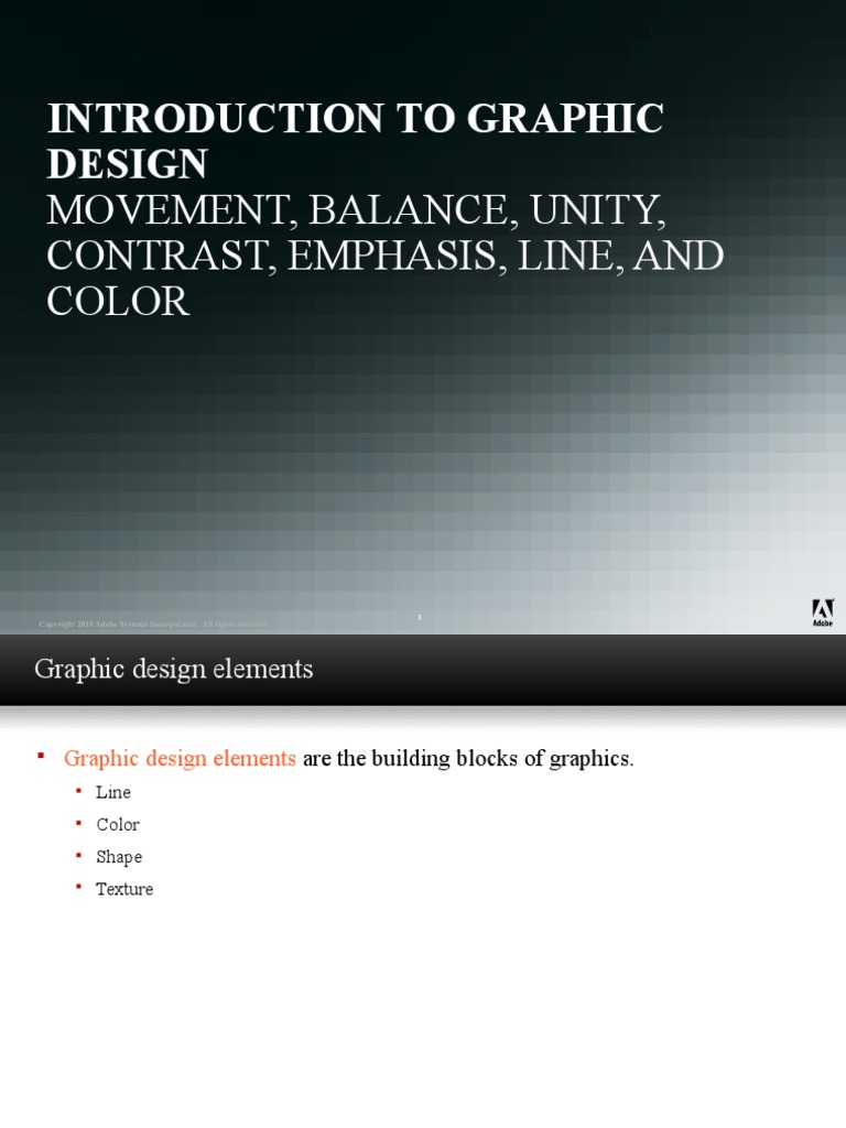 Graphic Design Basics: Elements & Principles | PDF