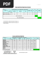 Domestic Water Demand Calculation | PDF | Water Heating | Pumping Station