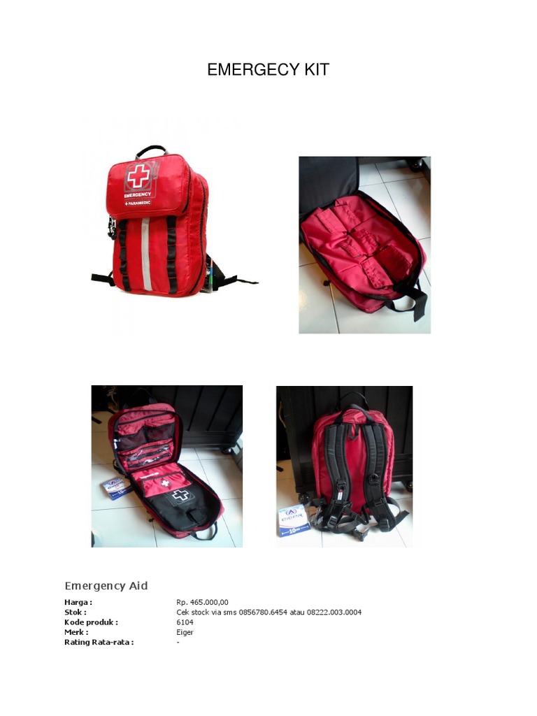 Emergecy Kit: Emergency Aid | PDF