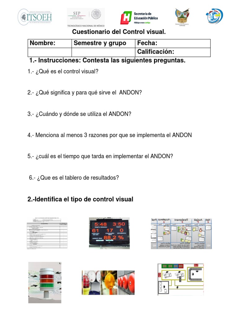 Cuestionario de Control Visual