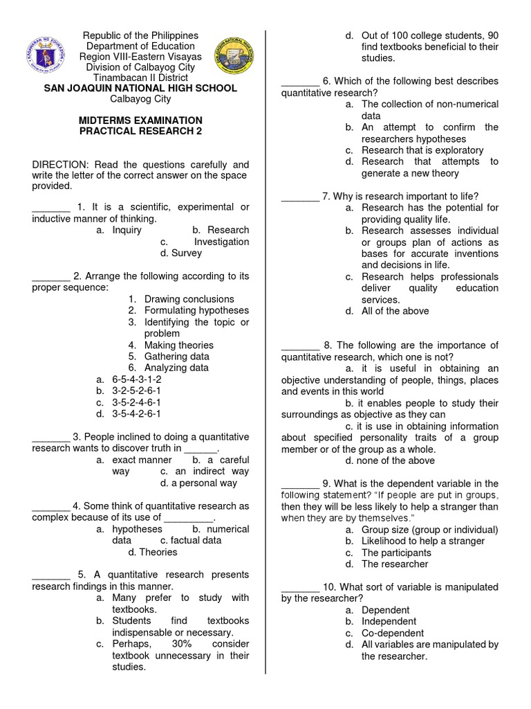 g12 Research | PDF | Hypothesis | Theory