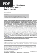 AAFP Dizziness - Evaluation and Management | PDF | Vertigo | Ménière's ...