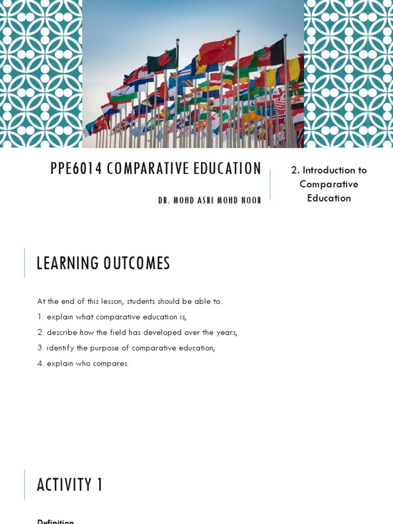 Introduction To Comparative Education | PDF | Social Science | Prediction