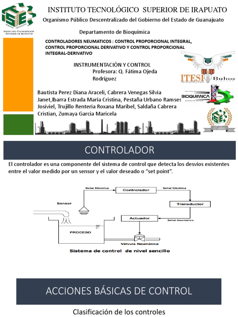 Control Proporcional Integral | Enseñanza de matemática | Matemáticas