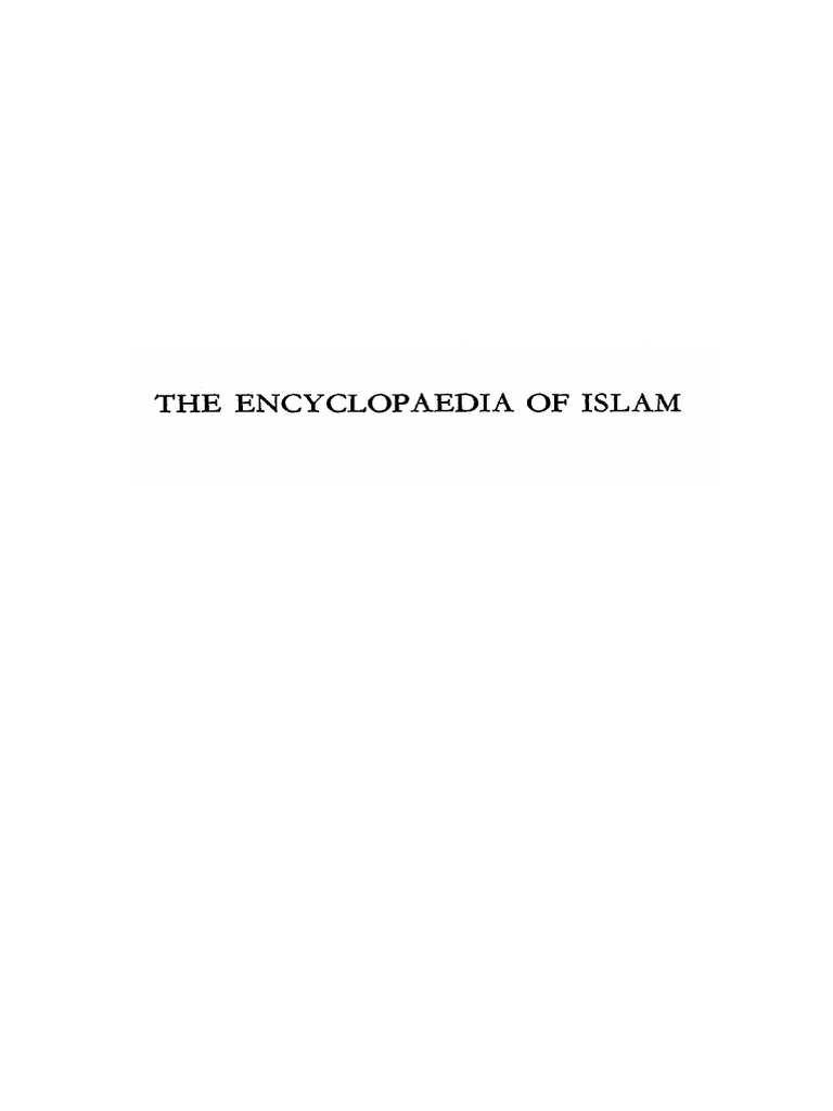 Encyclopaedia of Islam (2nd Ed) - Vol. 03/12 H-IRAM | PDF | Consonant ...
