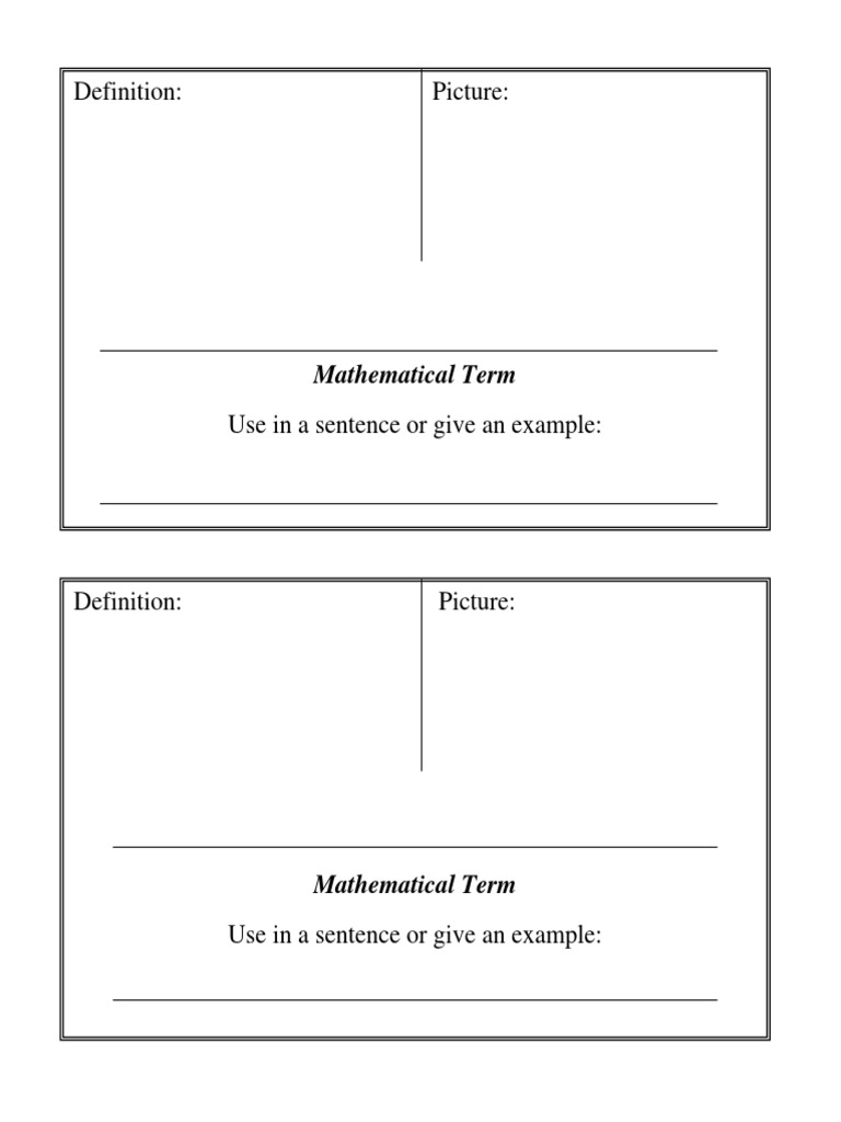 Student Word Wall Template | PDF