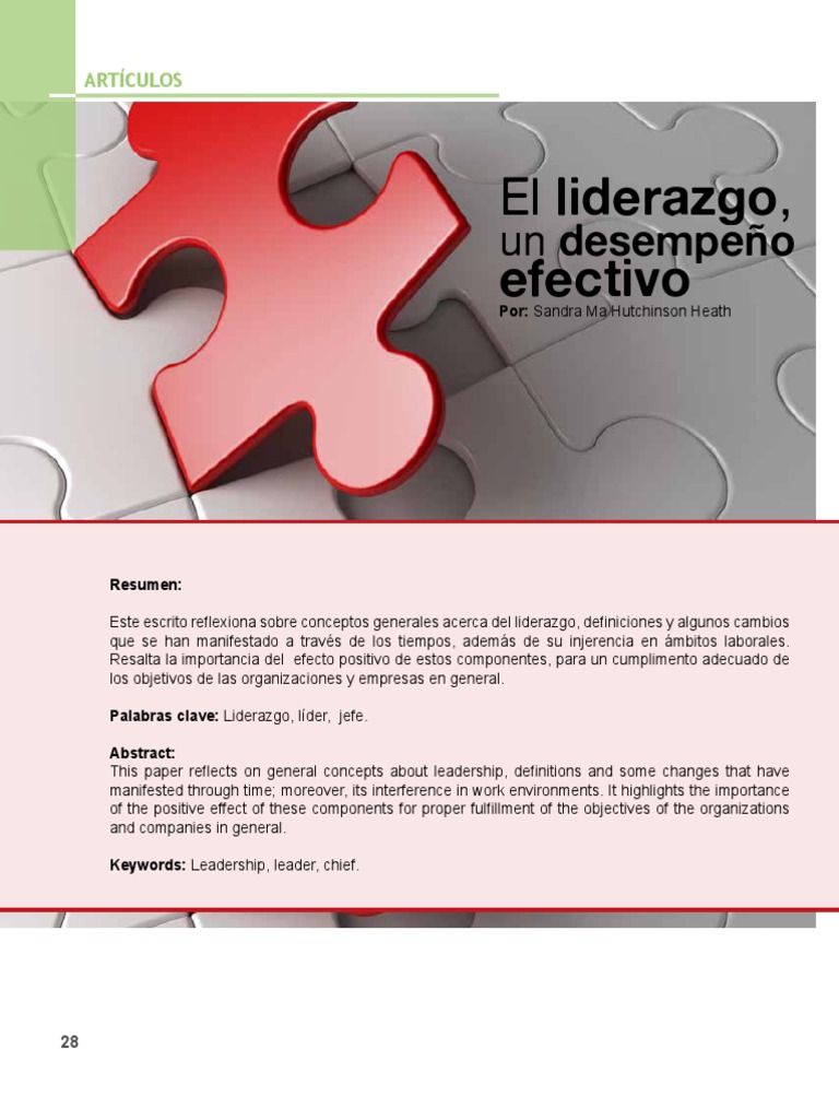 liderazgo.pdf | Liderazgo | Liderazgo y tutoría
