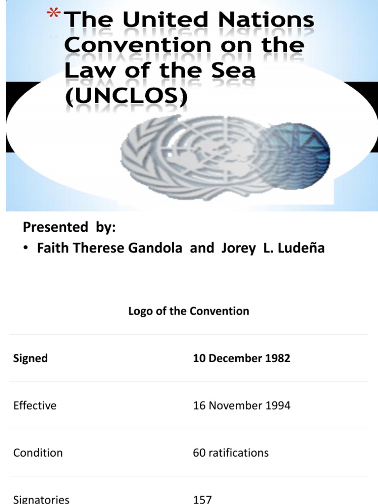 United Nation Convention of The Law of The Sea | PDF | United Nations Convention On The Law Of ...