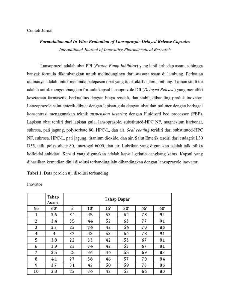 Contoh Jurnal UDT Rev | PDF
