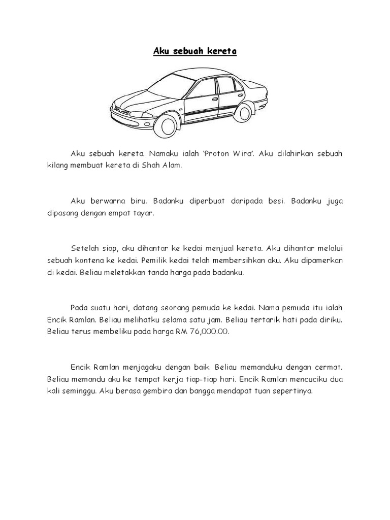 Aku Sebuah Kereta Pdf