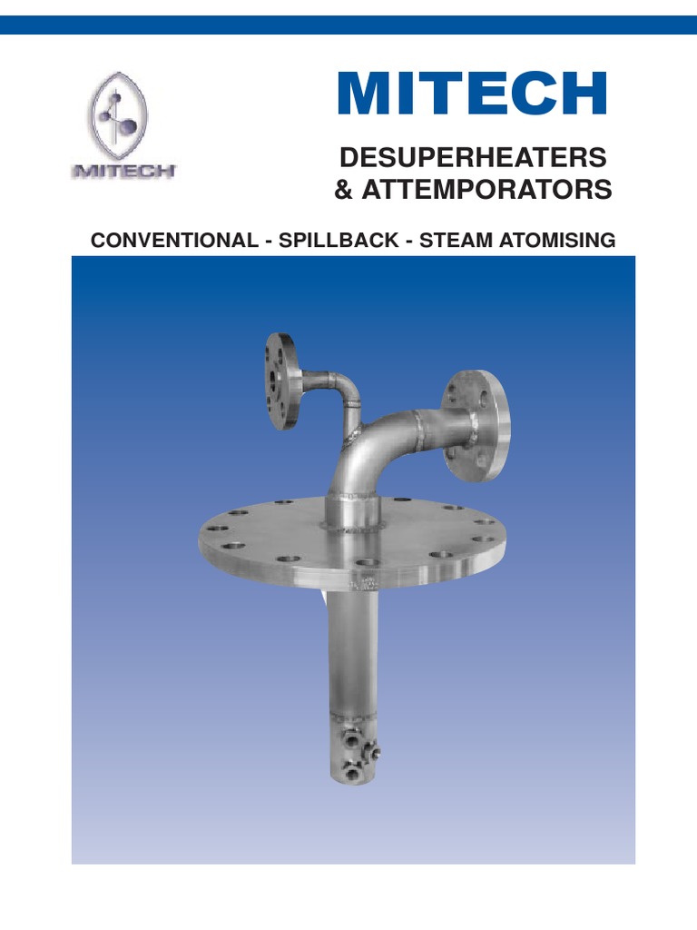 A4 Desuperheater PDF | Download Free PDF | Steam | Water